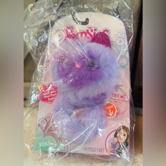 Toys | Pomsies Boots Plush Cat Interactive Toy Carry Eyes Glow New ...